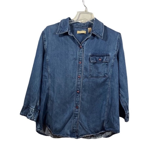 Kate Hill | Tops | Kate Hill Denim Shirt | Poshmark